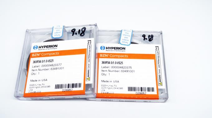 54mm Polycrystalline Cubic Boron Nitride PCBN Disc For Nodular Cast Iron