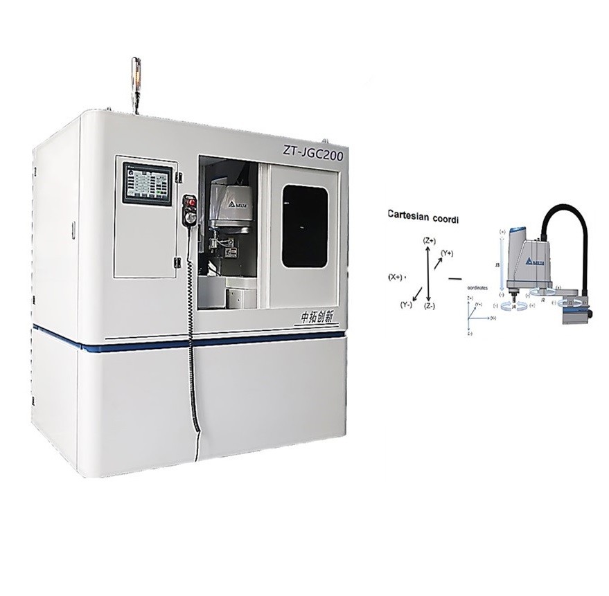 Production Workshop CNC Fiber Laser Cutting Machine For PDC Material ...