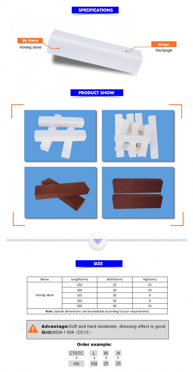Vitrified Bond Diamond Dressing Stone For Grinding Wheel Polishing